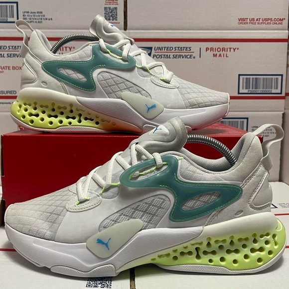Puma | Shoes | Puma Xetic Half Life Lenticular White Ocean Dive 3762803 ...